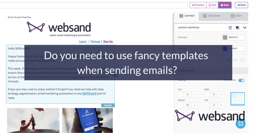 10 things to note before using fancy email templates? - Websand