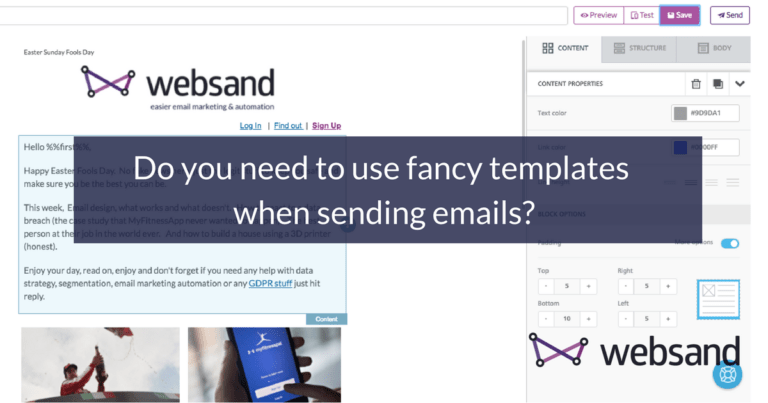 10 things to note before using fancy email templates? - Websand